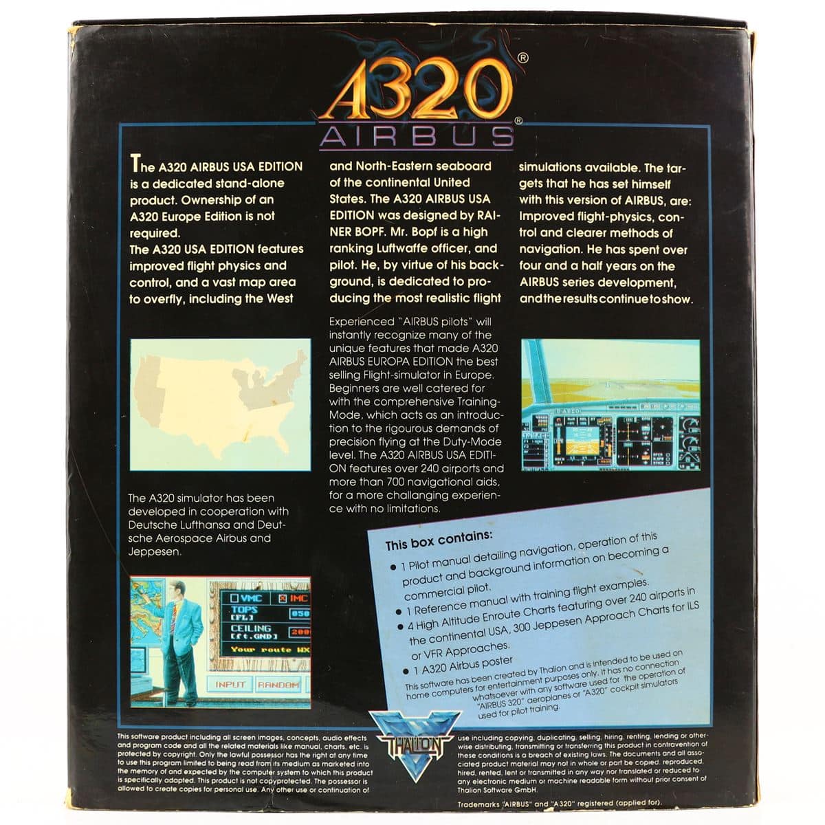 A320 Airbus (Amiga, Big Box) - WTS Retro - Køb spillet her