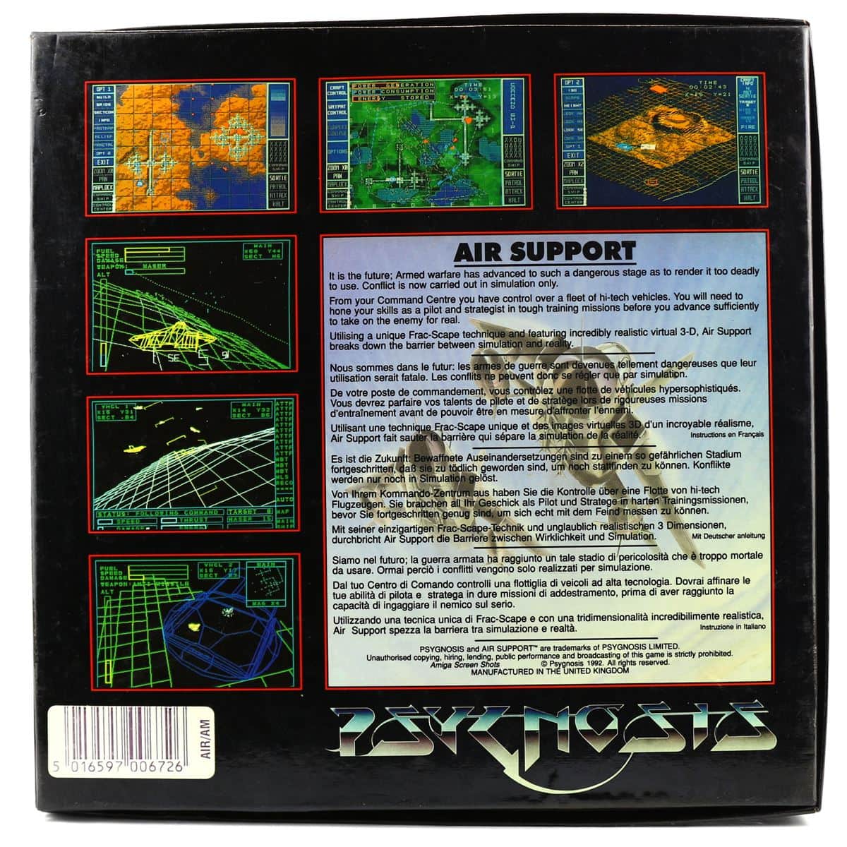 Air Support (Amiga, Big Box) - WTS Retro - Køb her