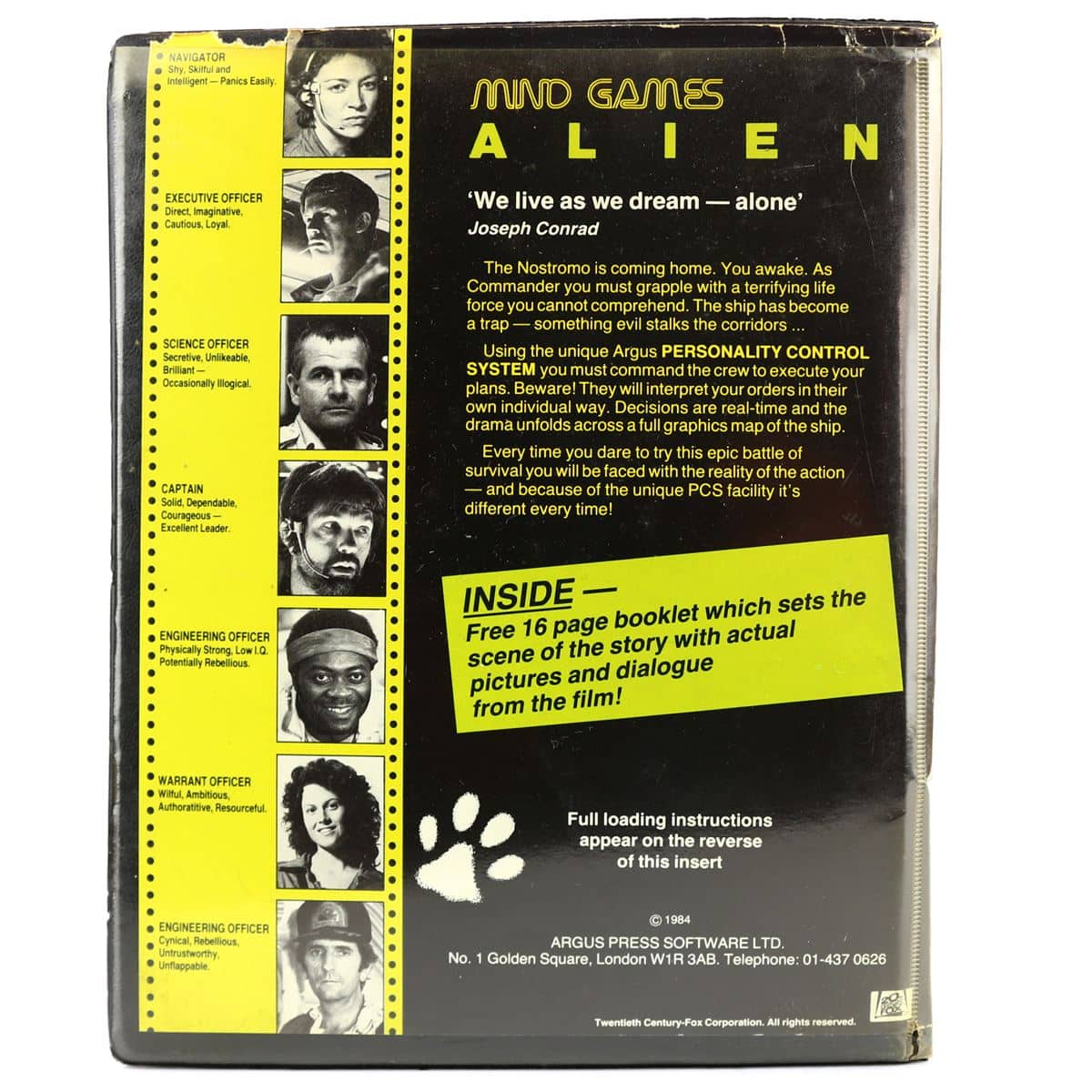 Alien (C64 Cassette) - WTS Retro - Køb her