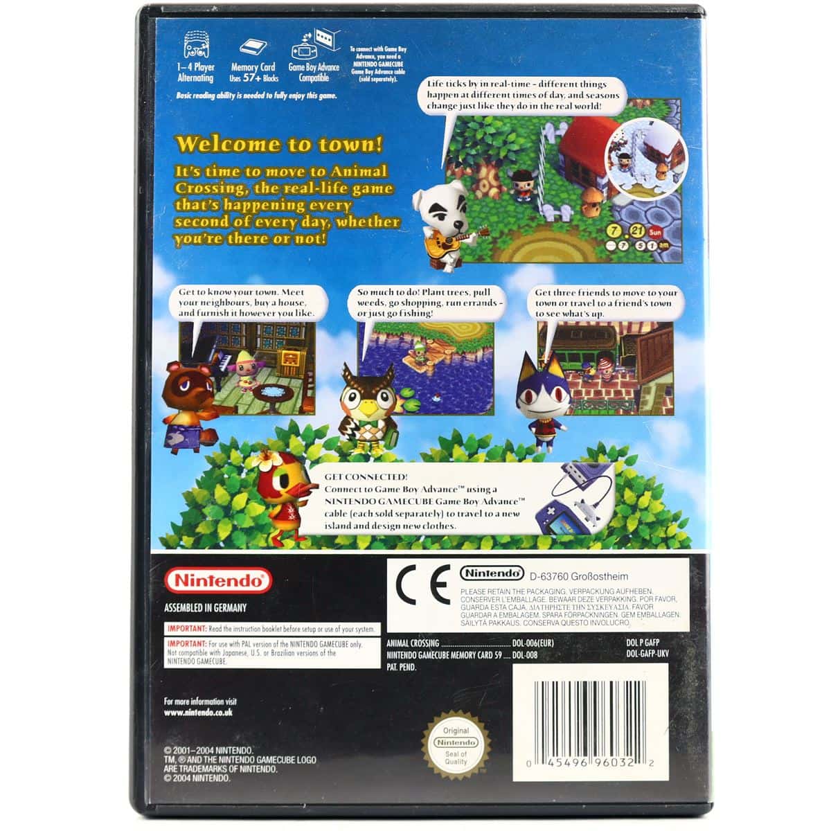Animal Crossing inkl. Memory Card (Nintendo GameCube) - WTS Retro - Køb ...