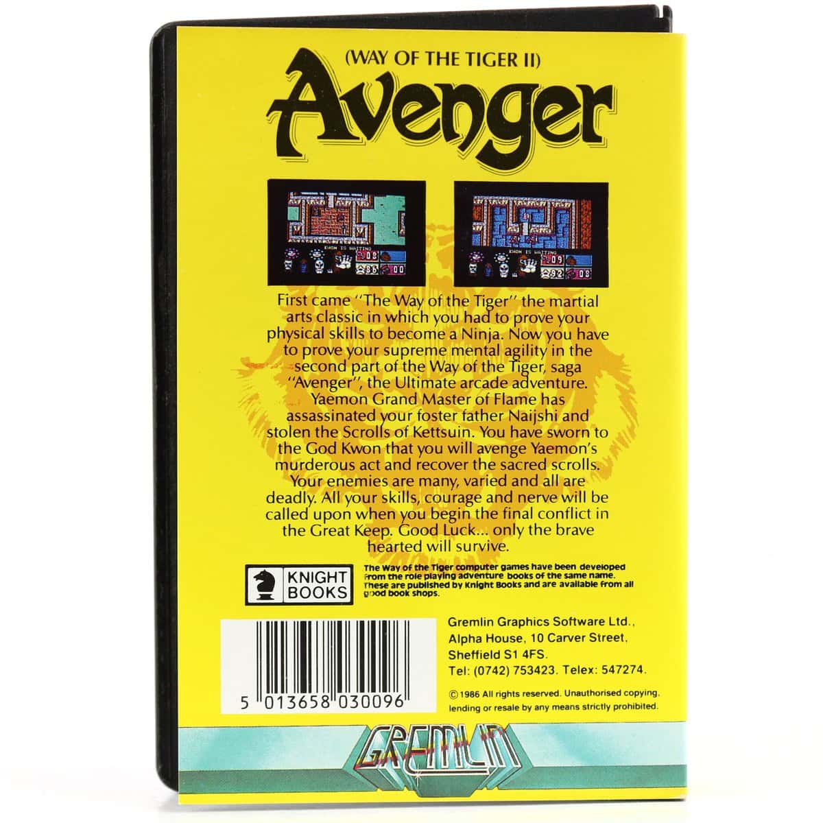 Avenger (C64 Cassette) - WTS Retro - Køb spillet her