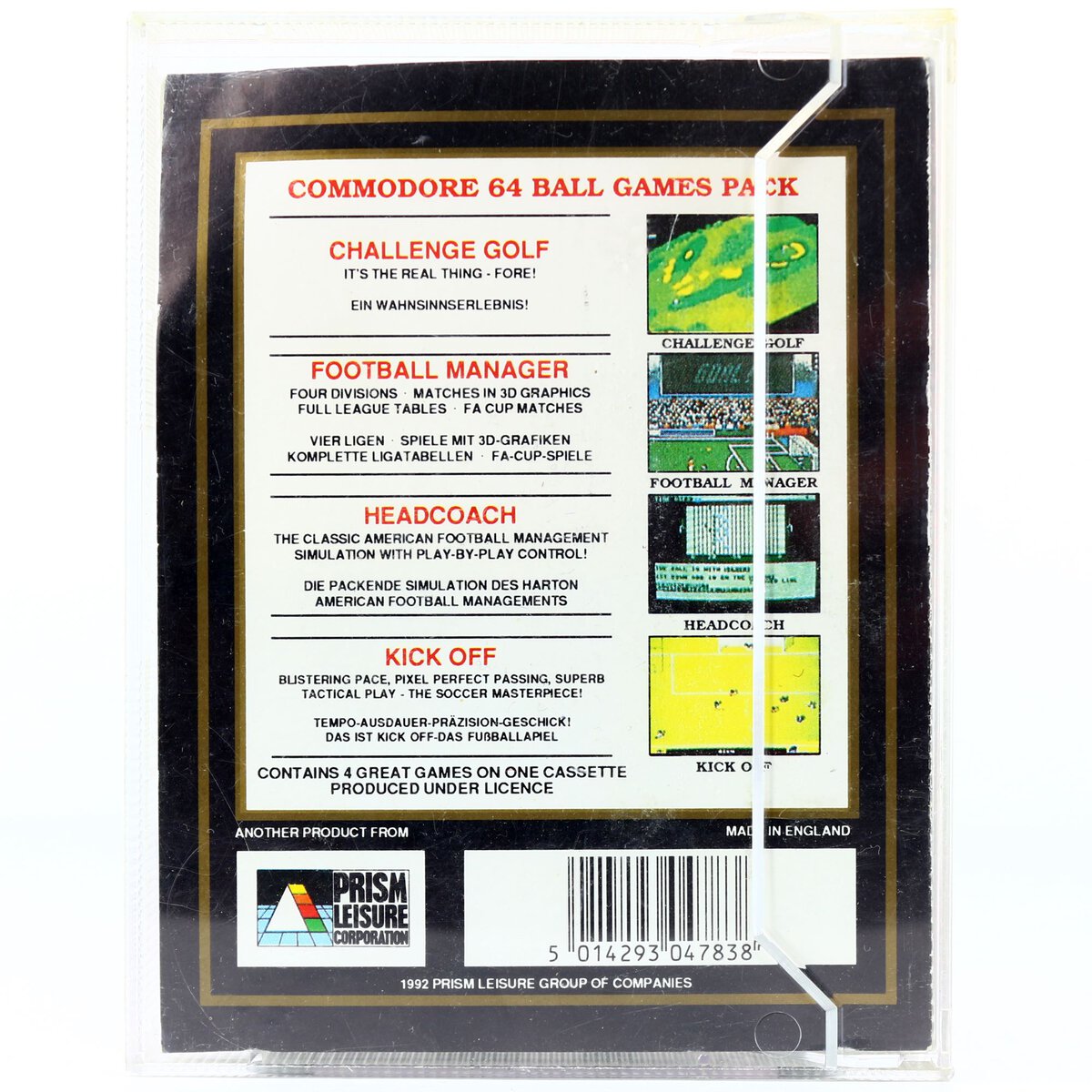 Ball Games Pack (C64 Cassette) - WTS Retro - Køb spillet her