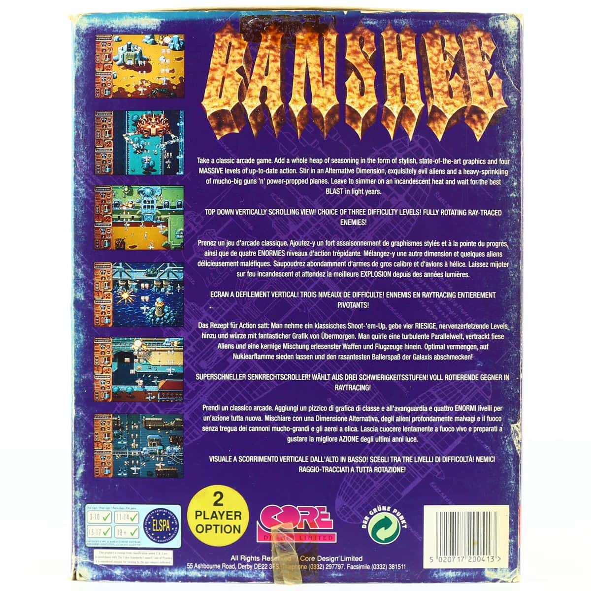 Banshee (Amiga, Big Box) - WTS Retro - Køb spillet her