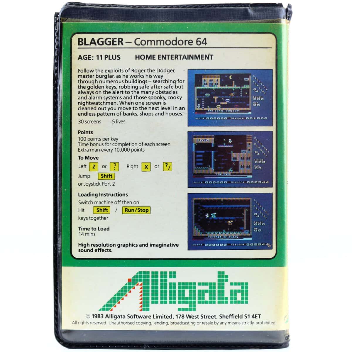 Blagger (C64 Cassette) - WTS Retro - Køb spillet her