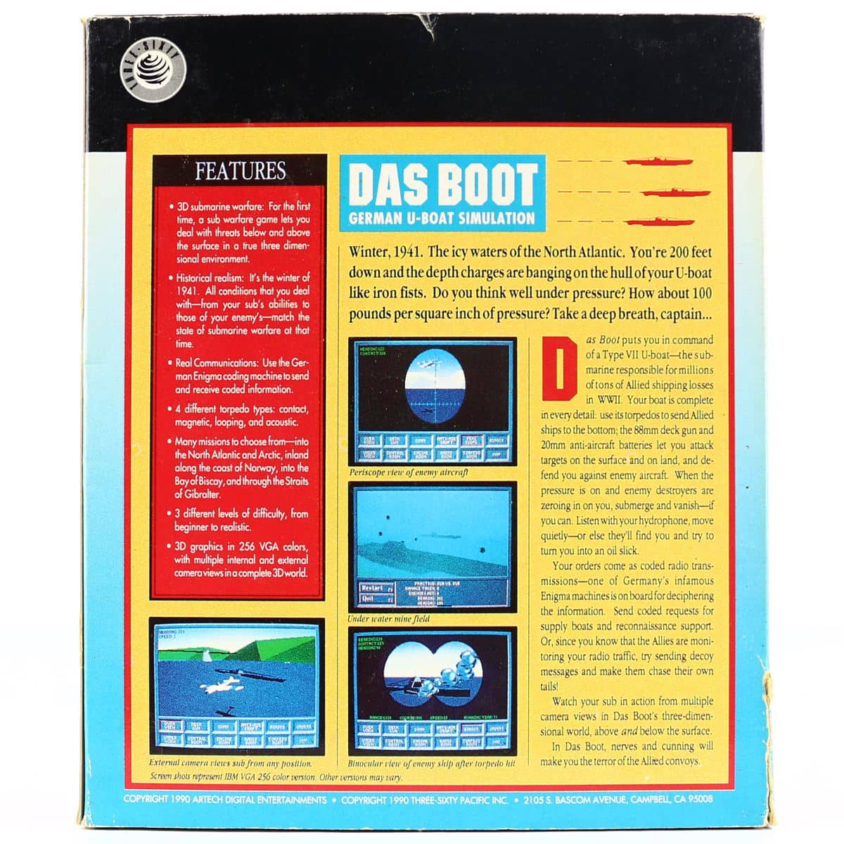 Das Boot (Amiga, Small Box) - WTS Retro - Køb her