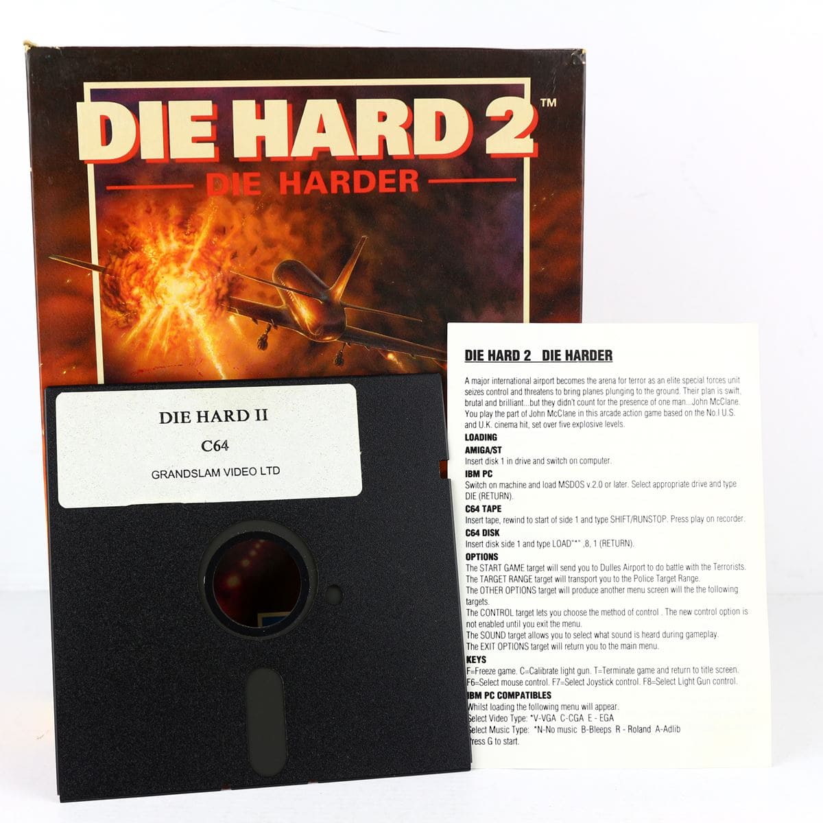 Die Hard 2: Die Harder (Commodore 64, Disk) - WTS Retro - Køb her