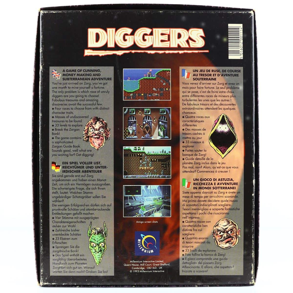 Diggers (Amiga, Big Box) - WTS Retro - Køb spillet her