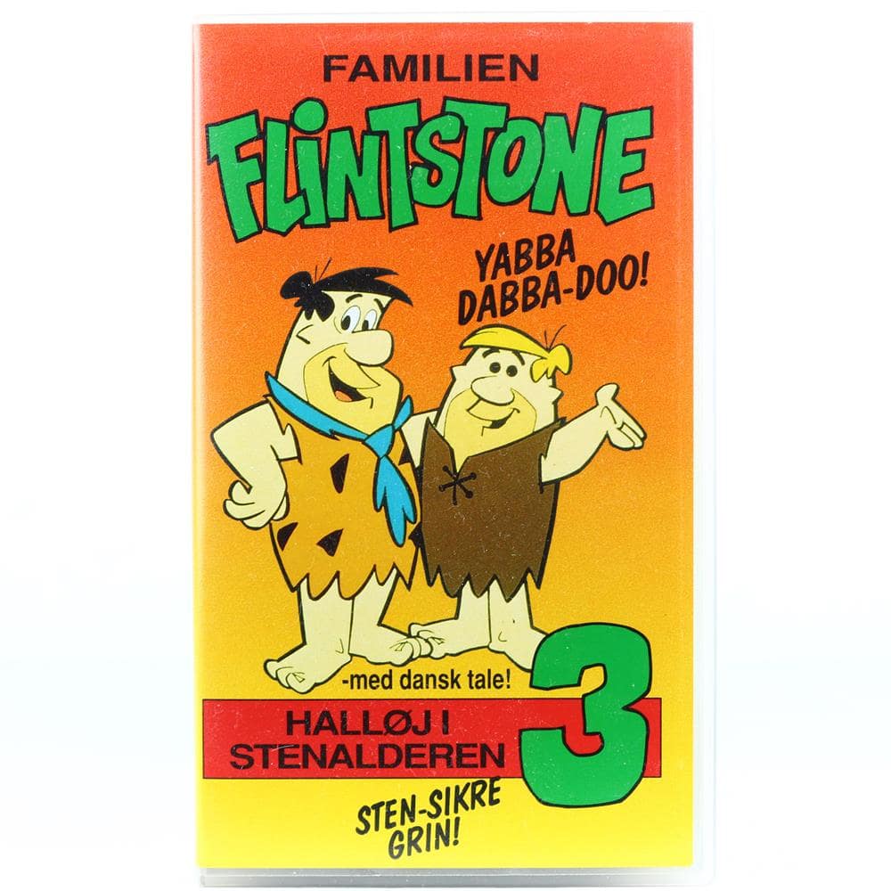Familien Flintstone 3 - Halløj i Stenalderen (VHS) - WTS Retro - Køb ...