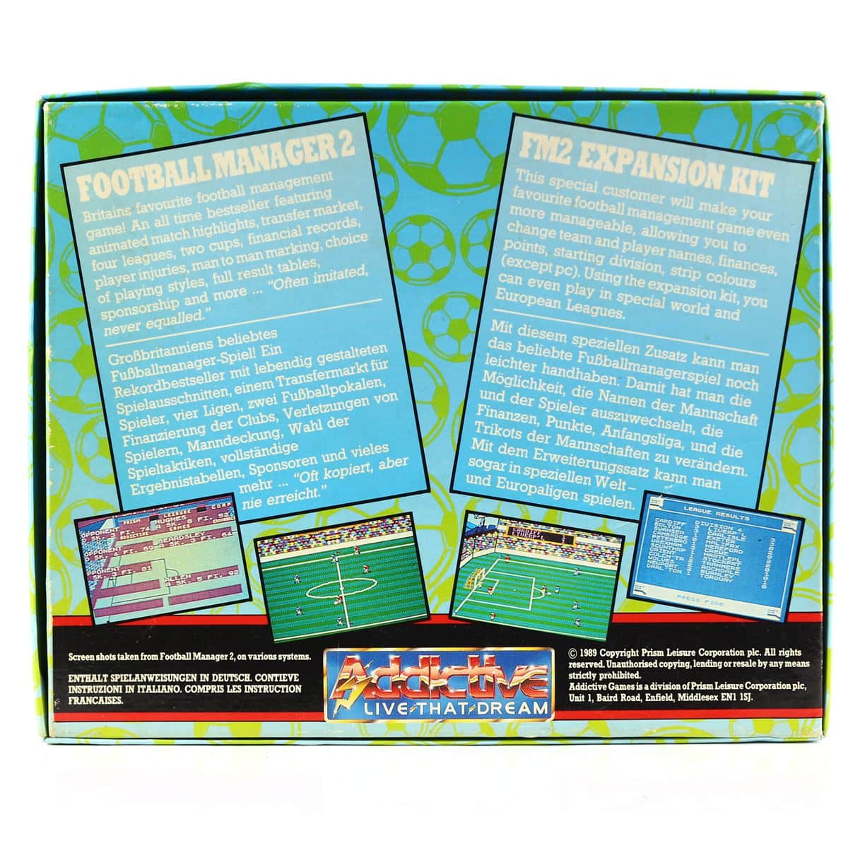 Football Manager 2 & FM2 Expansion Kit (C64 Disk) - WTS Retro - Køb her