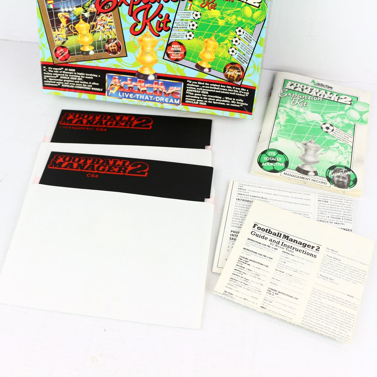 Football Manager 2 & FM2 Expansion Kit (C64 Disk) - WTS Retro - Køb her