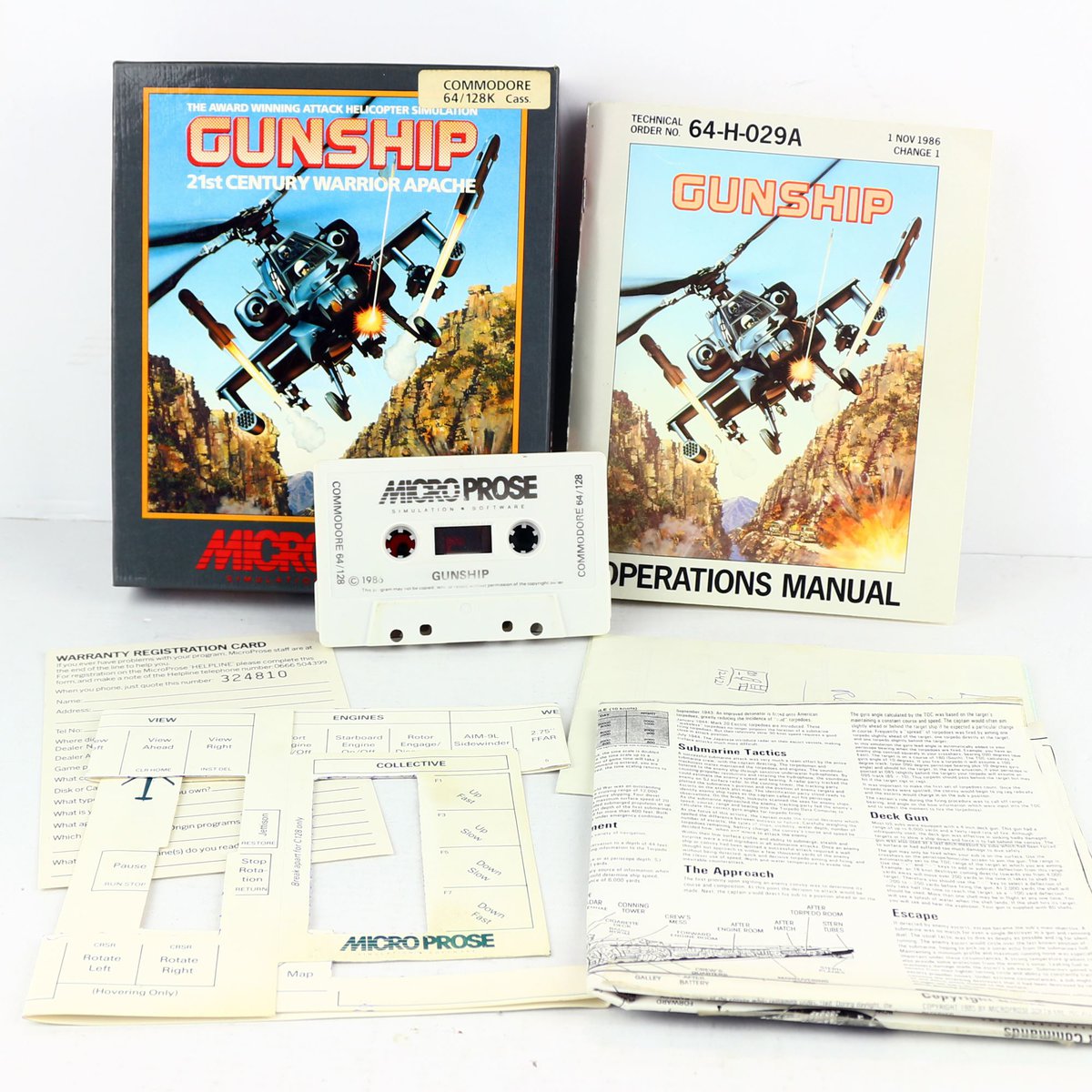 Gunship (C64 Cassette) - WTS Retro - Køb her