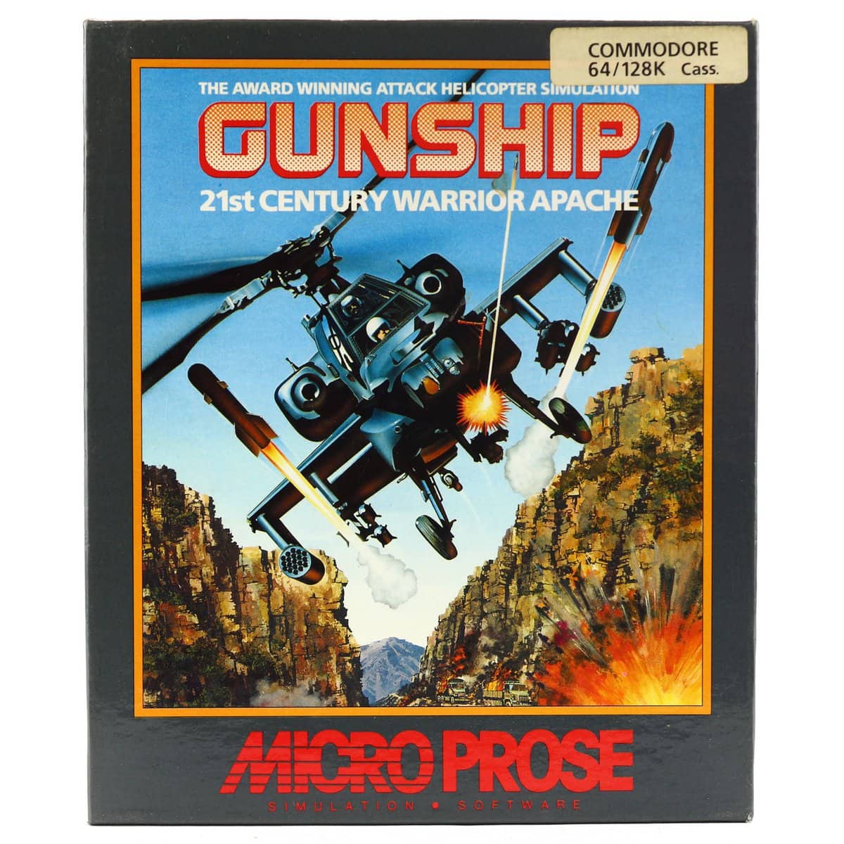 Gunship (C64 Cassette) - WTS Retro - Køb her