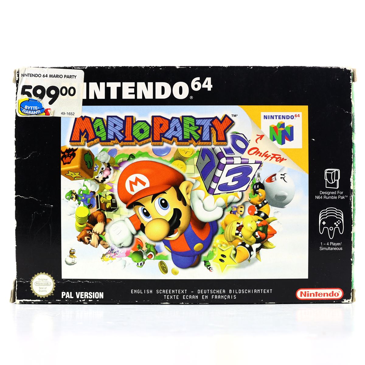 Mario Party (Nintendo 64 - Boxed - CB) - WTS Retro - Køb spillet her