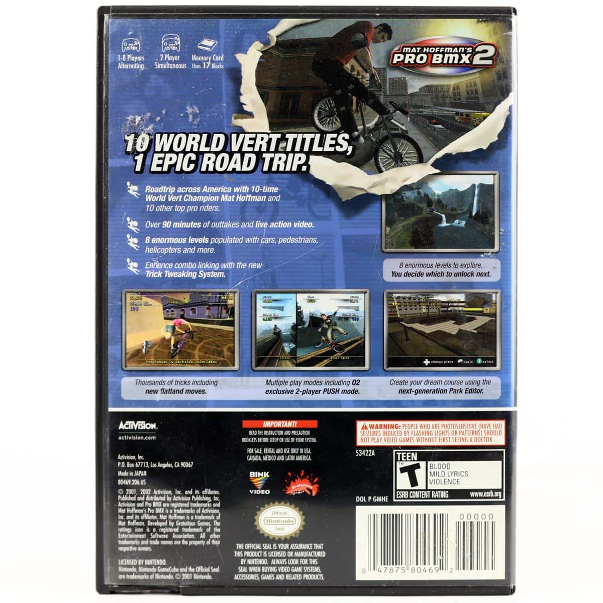 Mat Hoffman's Pro BMX 2 (Nintendo GameCube - USA) - WTS Retro - Køb ...