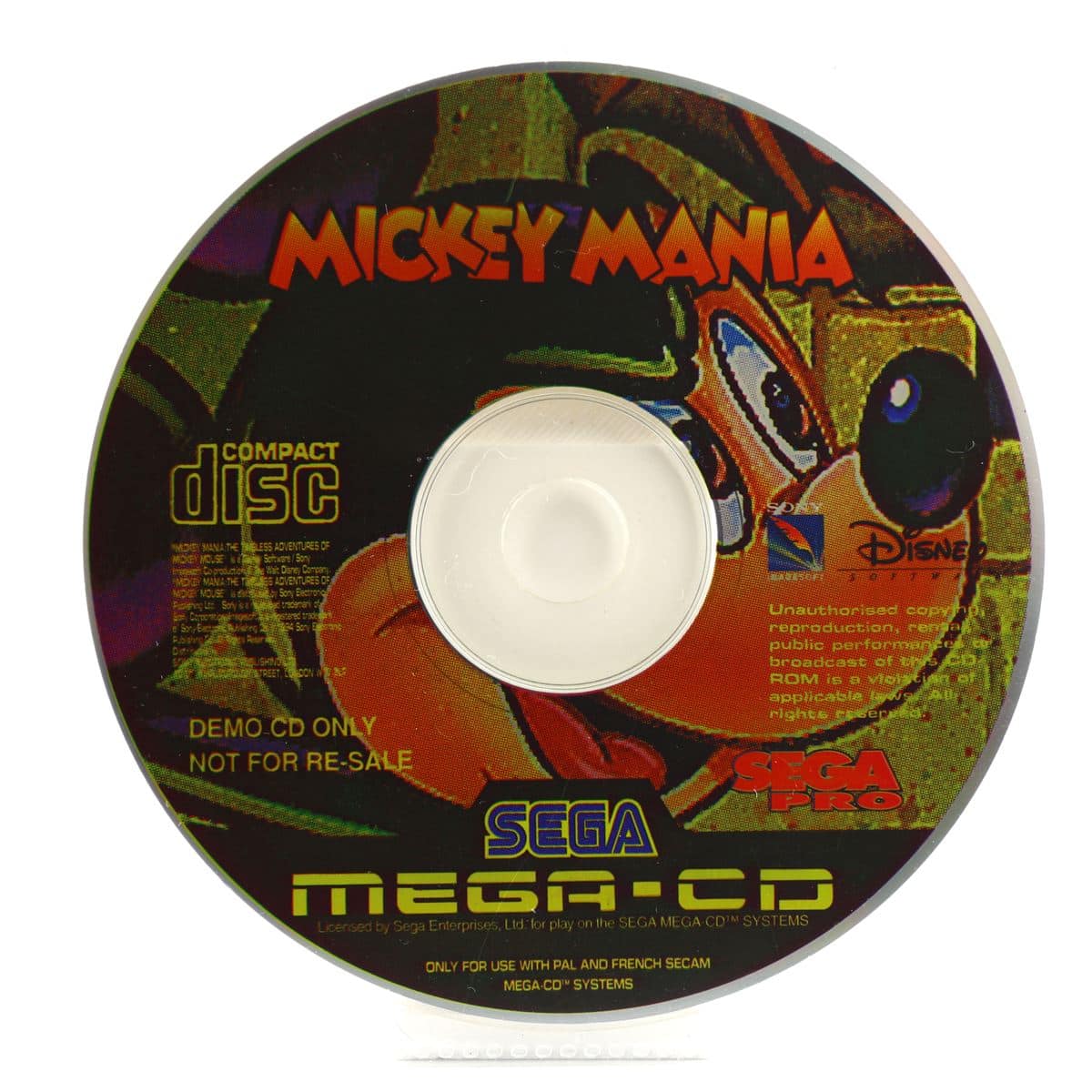 Mickey Mania (SEGA Mega-CD, Demo) - WTS Retro