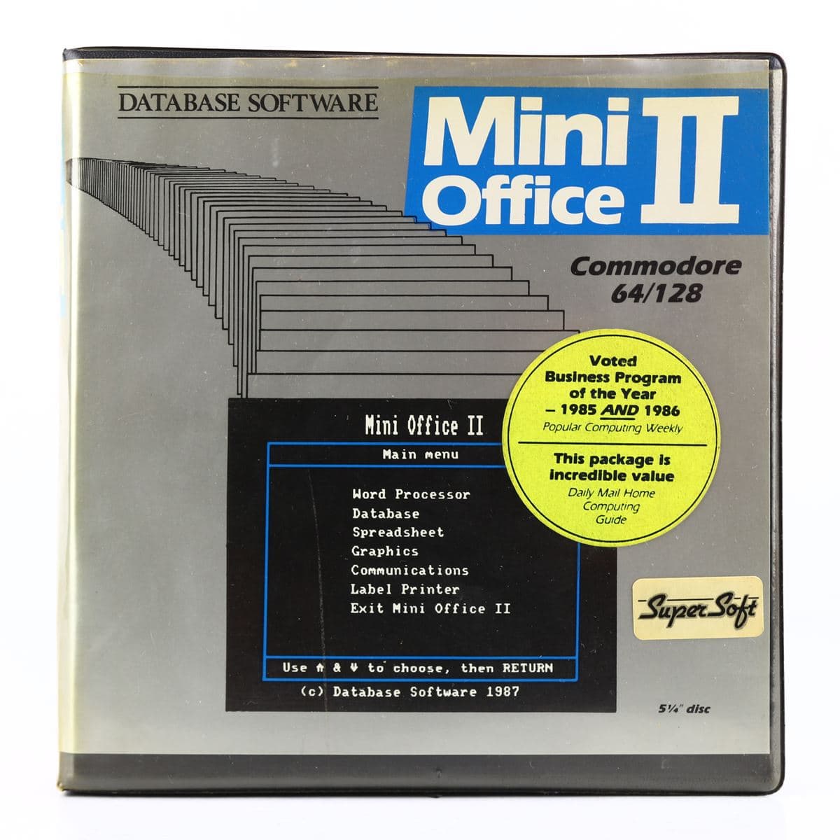 Mini Office II - Engelsk Version (C64 Disk) - WTS Retro - Køb her