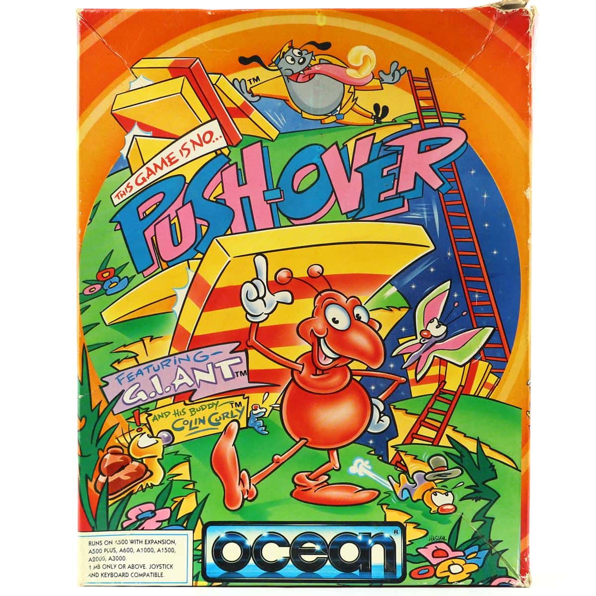 Pushover (Amiga, Big Box) - WTS Retro - Køb her