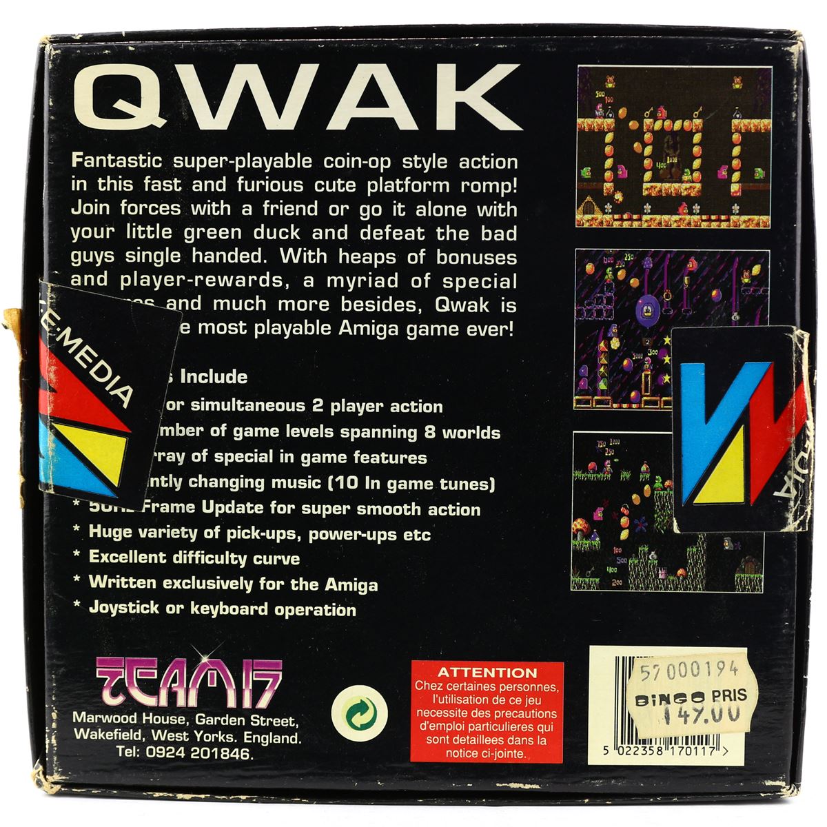 Qwak (Amiga) - WTS Retro - Køb her