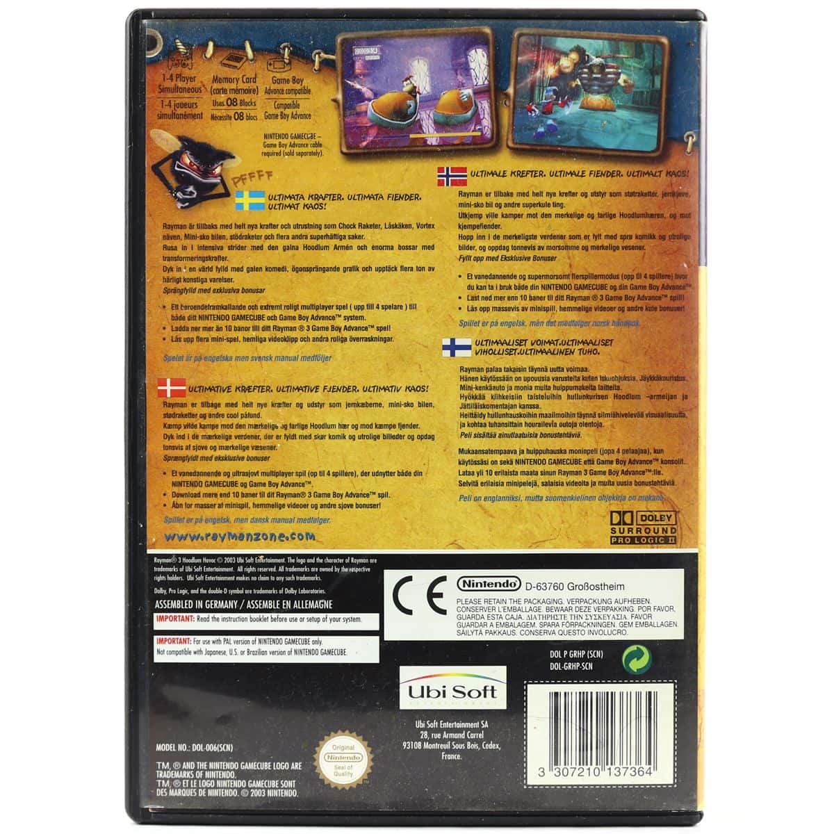 Rayman 3: Hoodlum Havoc (Nintendo GameCube) - WTS Retro - Køb spillet her