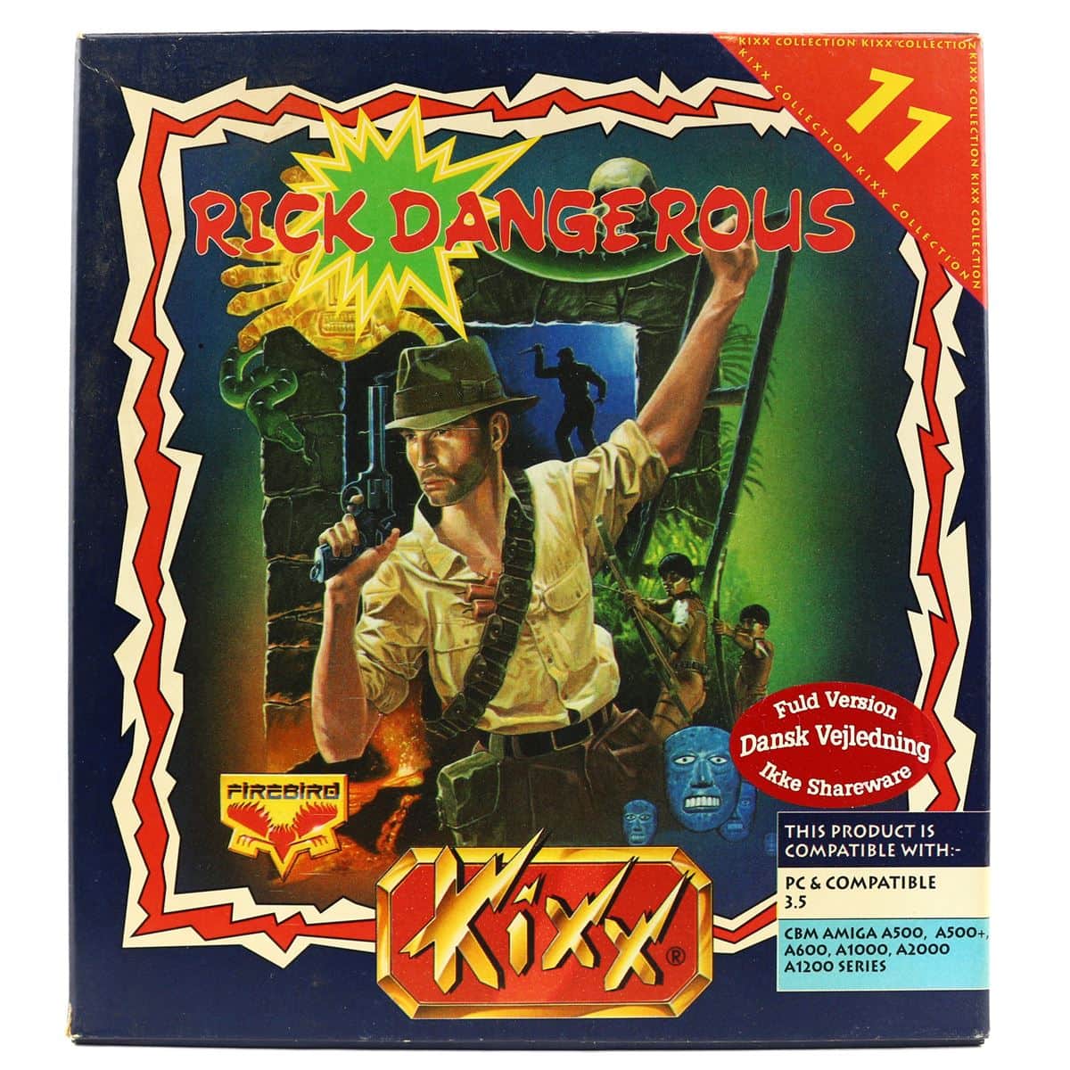 Rick Dangerous (Amiga, Kixx) - WTS Retro - Køb her