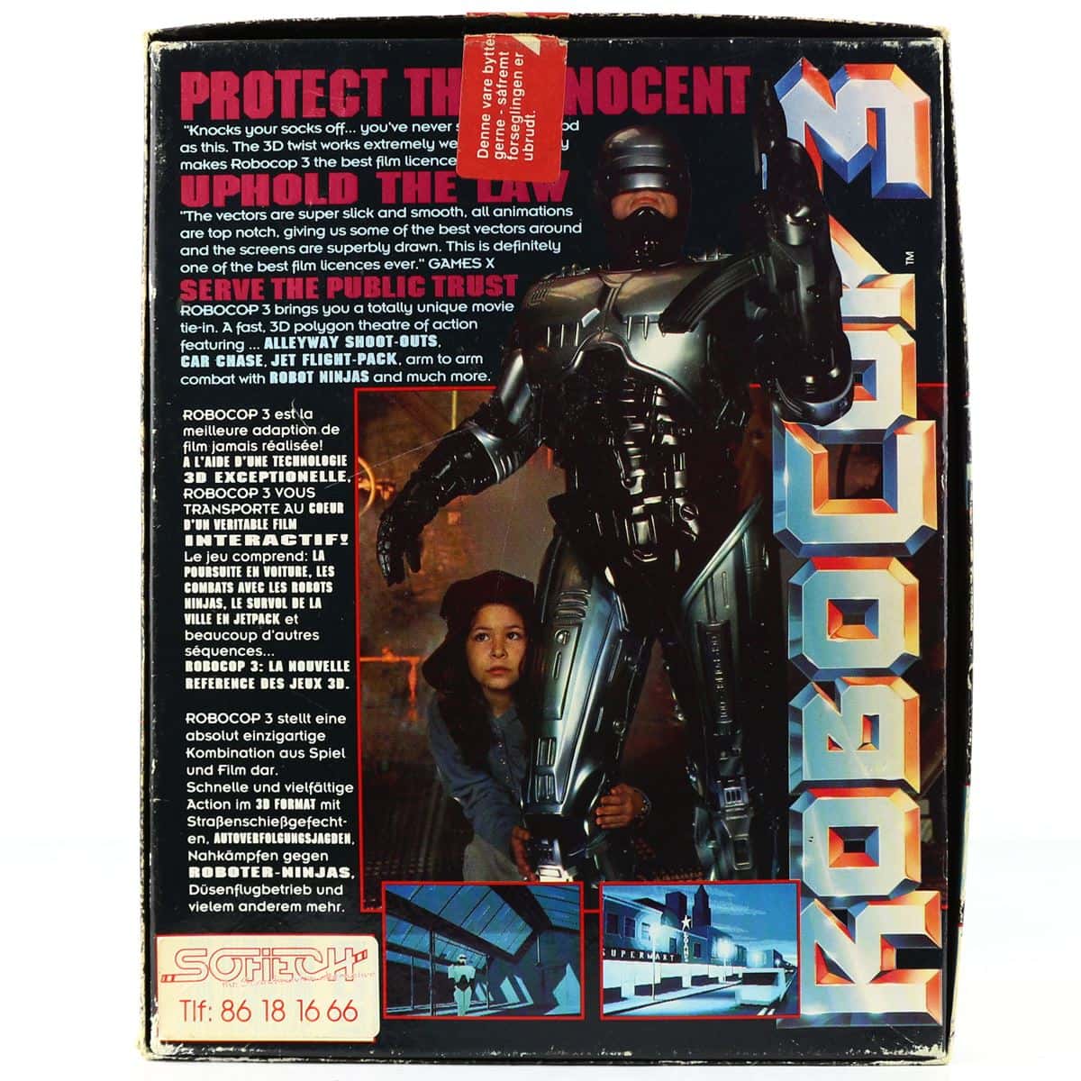 RoboCop 3 (Amiga, Big Box) - WTS Retro - Køb her
