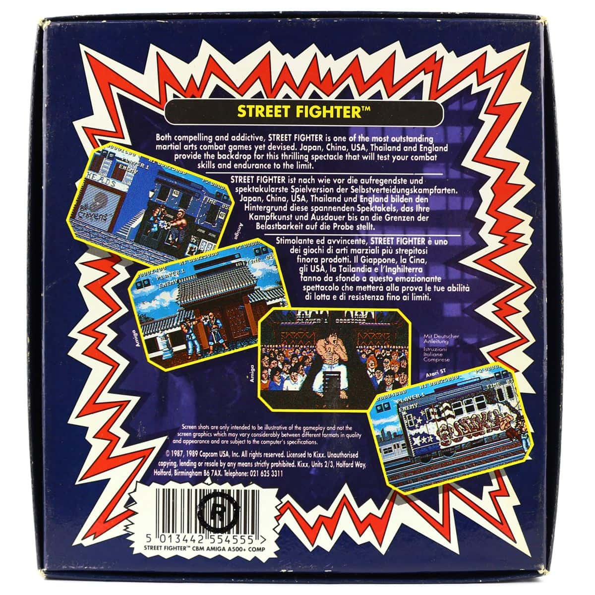 Street Fighter (Amiga, Kixx) - WTS Retro - Køb her