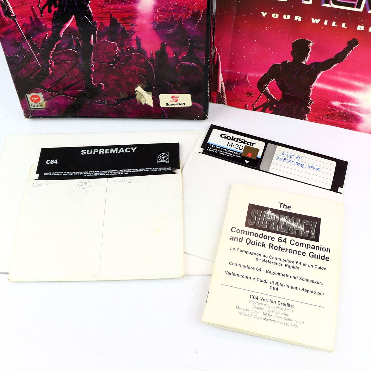 Supremacy: Your Will Be Done (Commodore 64, Disk) - WTS Retro - Køb her