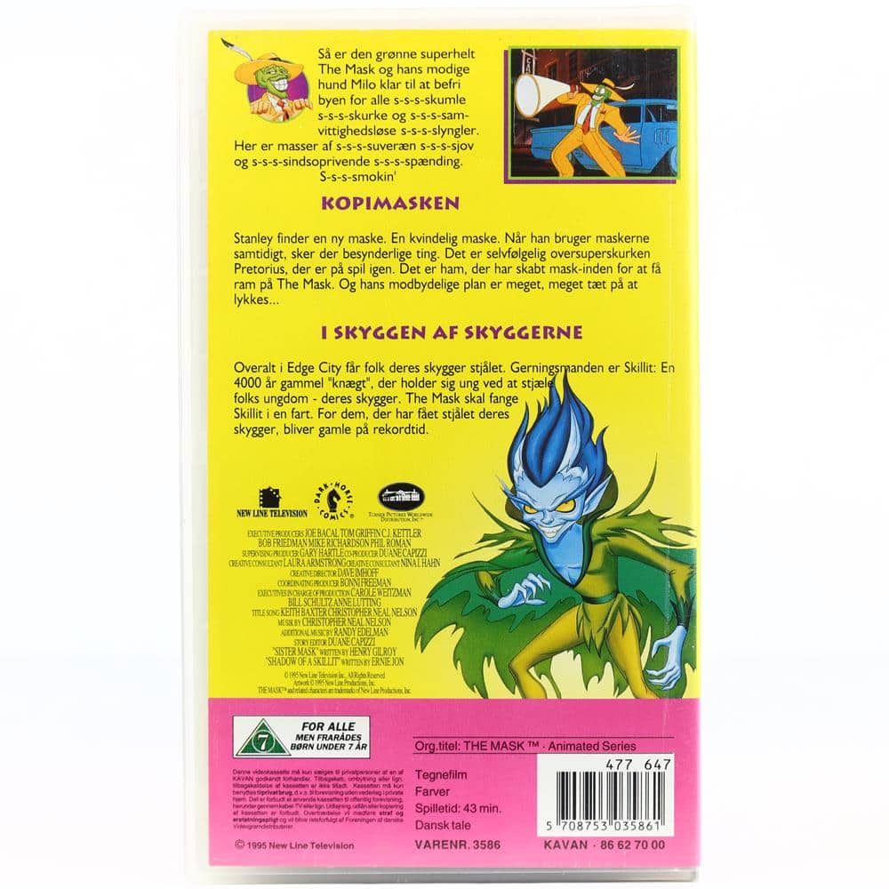 The Mask Animated Series - Nr. 3 (VHS) - WTS Retro - Køb filmen her