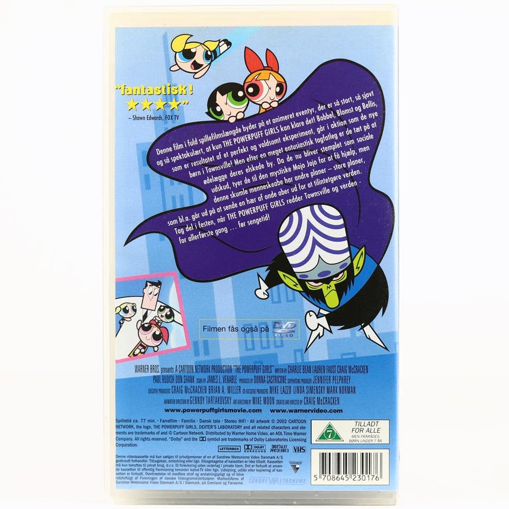 The Powerpuff Girls Movie (VHS) - WTS Retro - Køb filmen her