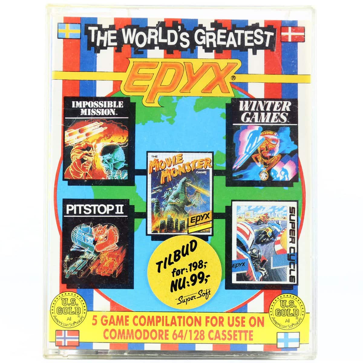 The World’s Greatest - Epyx (C64 Cassette) - WTS Retro - Køb spillet her