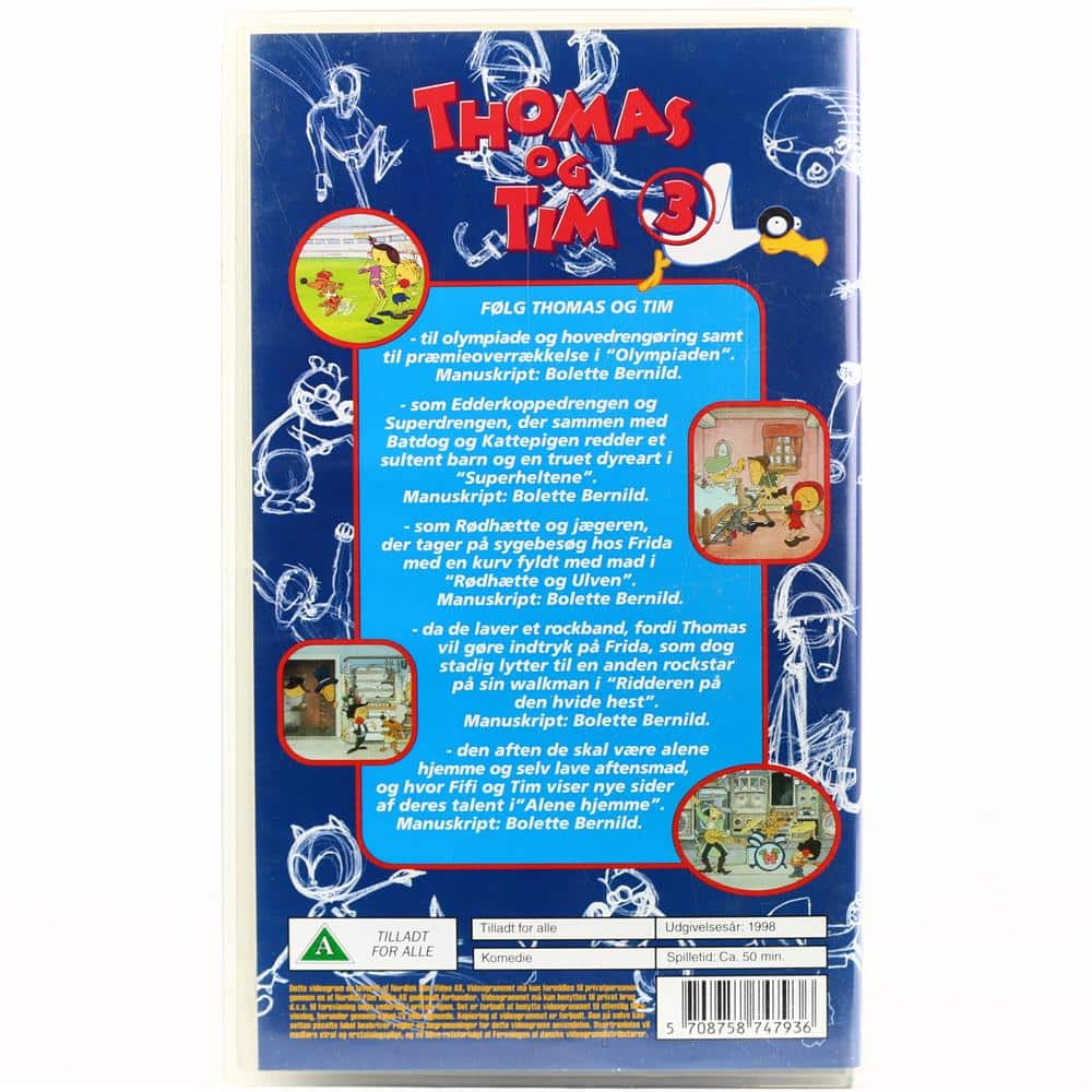 Thomas og Tim 3 (VHS) - WTS Retro - Køb filmen her
