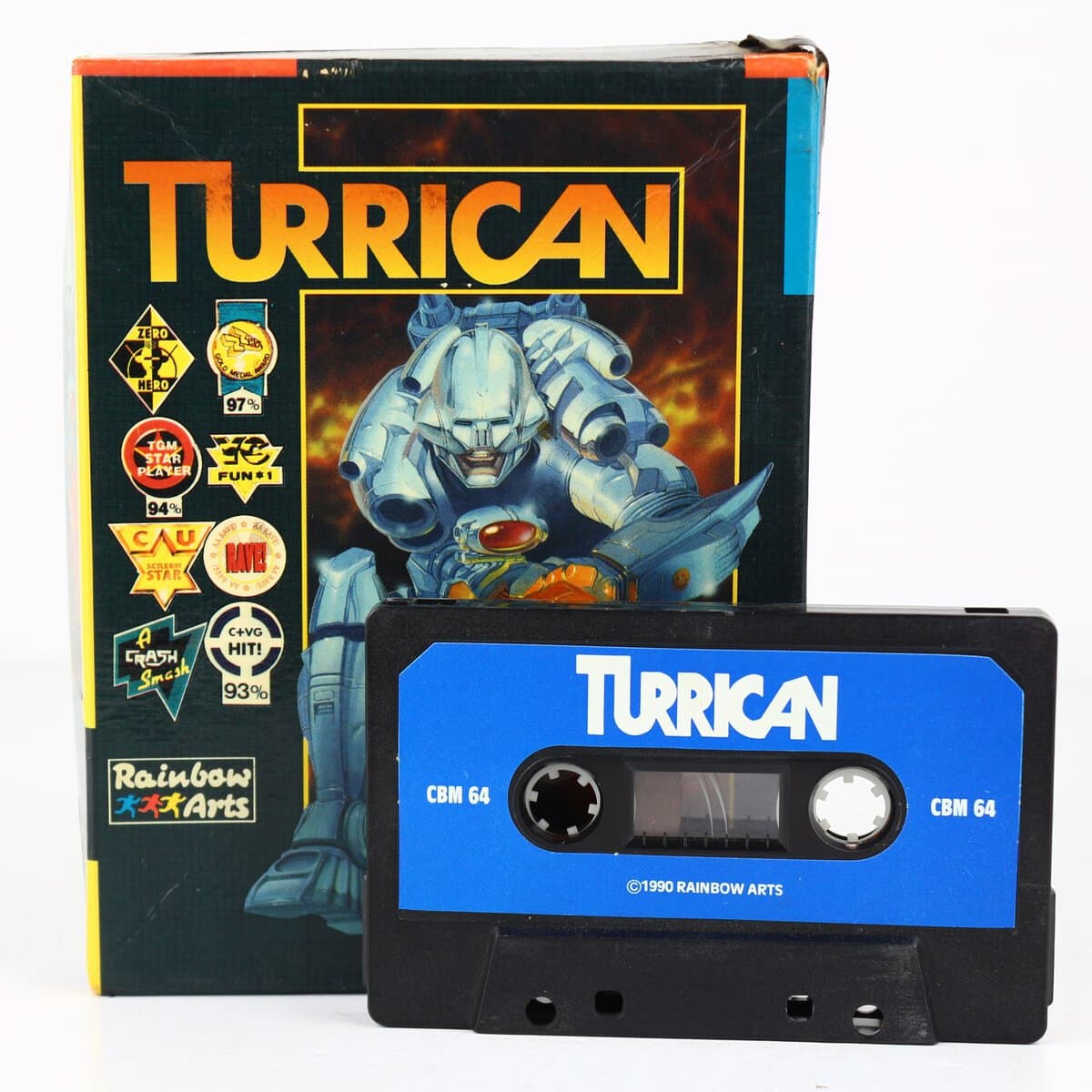Turrican (C64 Cassette) - WTS Retro - Køb spillet her