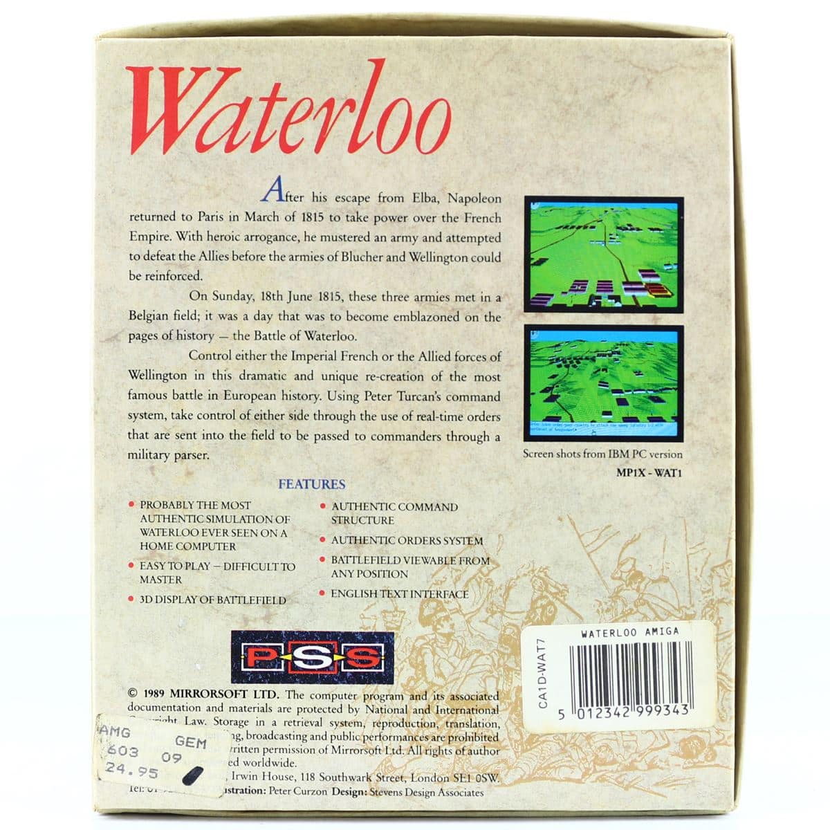 Waterloo (Amiga, Small Box) - WTS Retro - Køb her