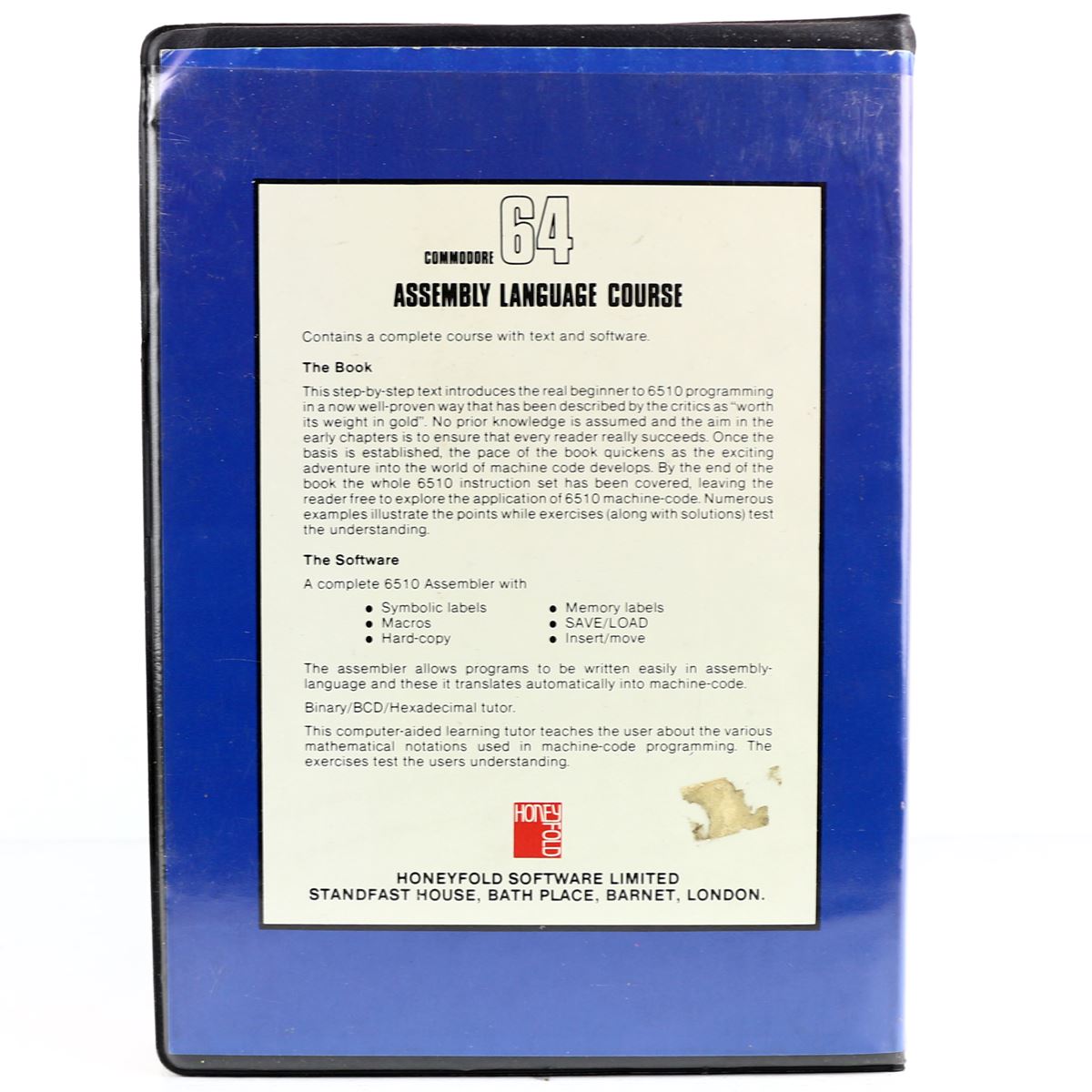 64 Assembly Language Course (C64 Cassette) - WTS Retro - Køb spillet her