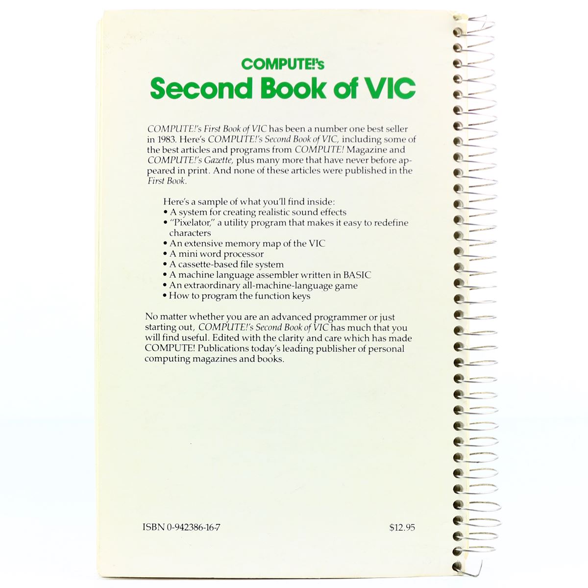 Compute!’s Second book of VIC - WTS Retro - Køb her