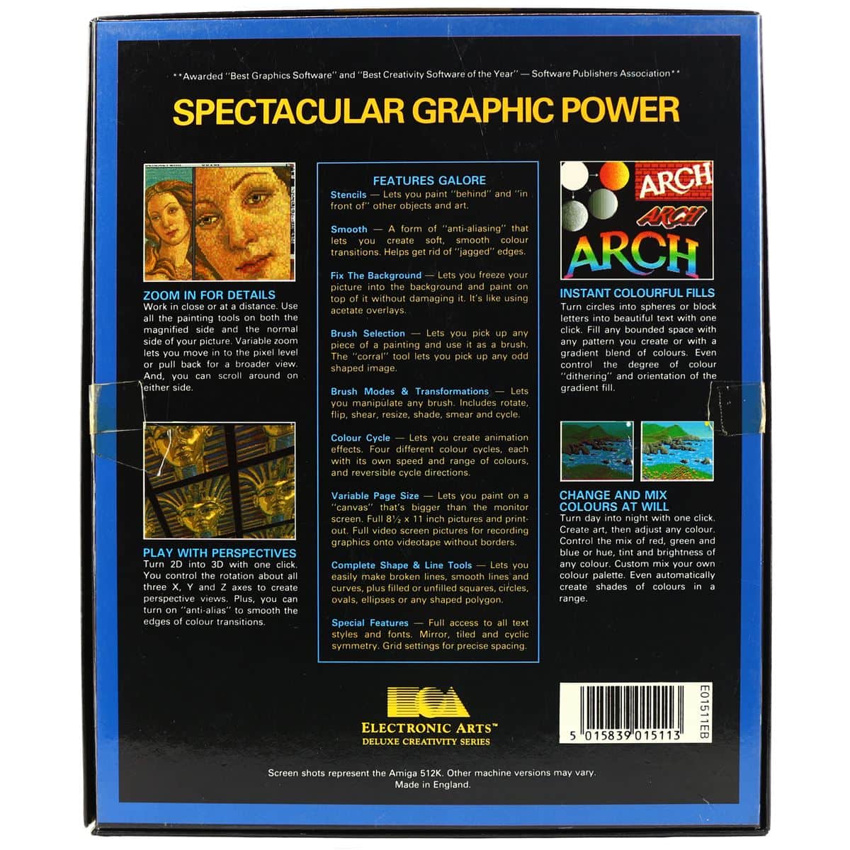 Deluxe Paint II (Amiga) - WTS Retro - Køb spillet her