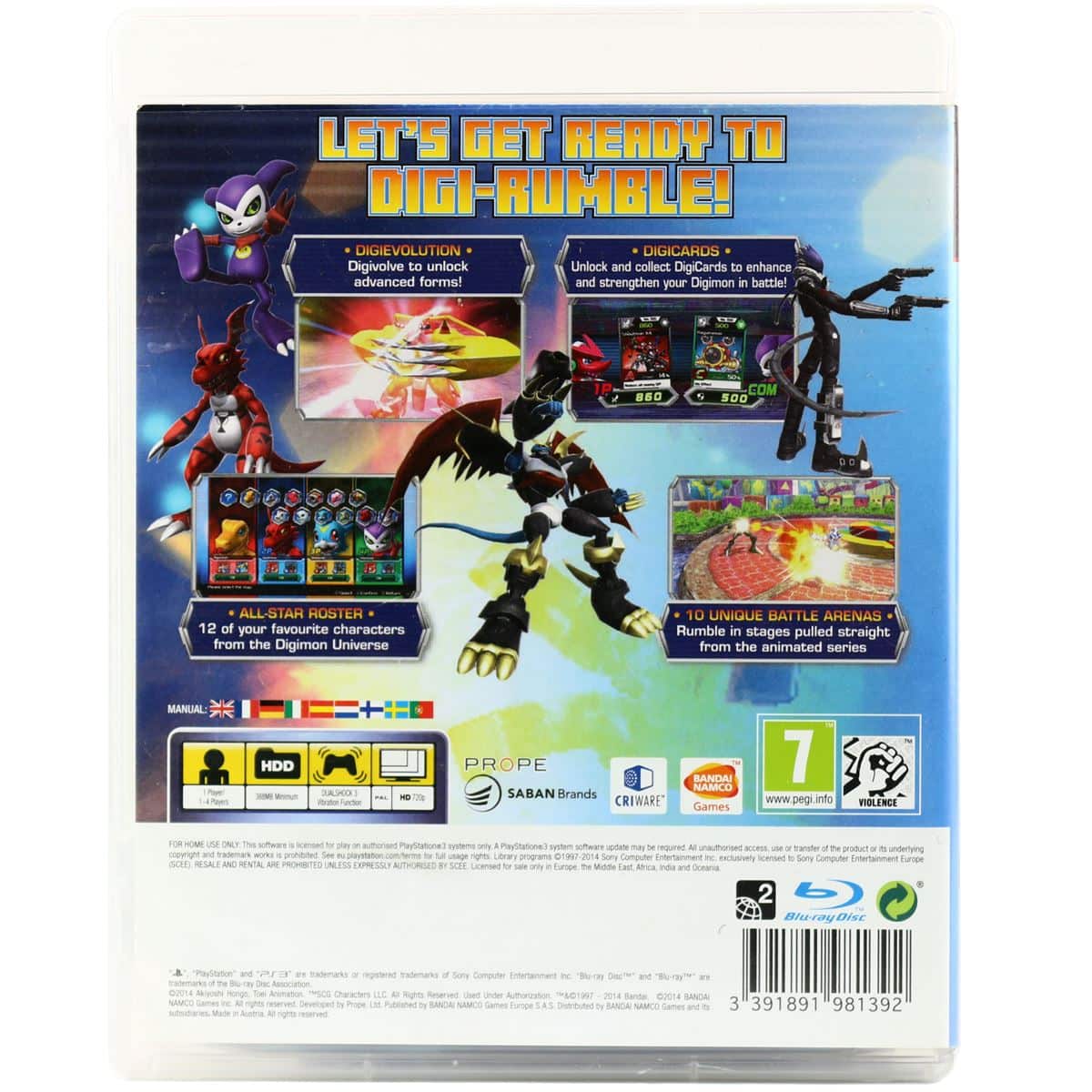 Digimon All-Star Rumble (PS3) - WTS Retro - Køb spillet her