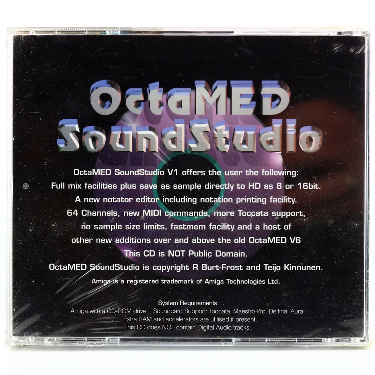 OctaMED SoundStudio v1 (Amiga CD) - WTS Retro