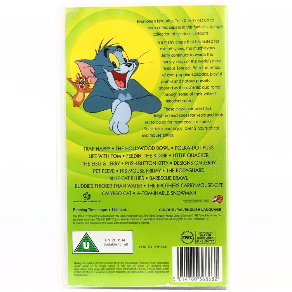 Tom and Jerry's Bumper Collection (VHS) - WTS Retro - Køb filmen her