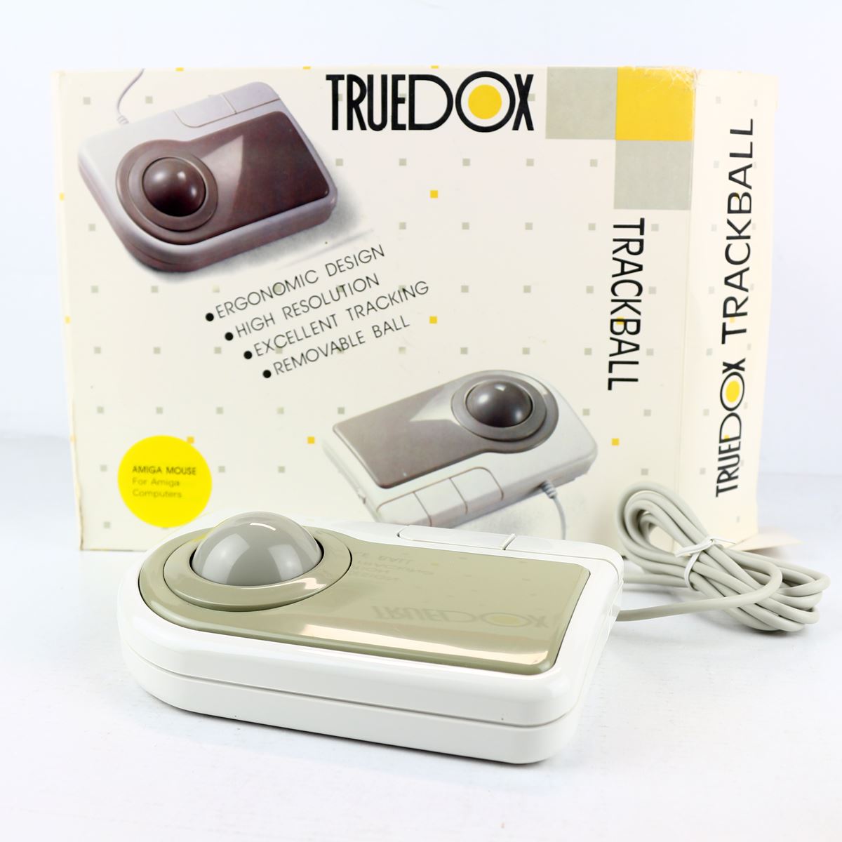 TrueDOX 300 Trackball Mus til Commodore Amiga (Ny) - WTS Retro - Køb her