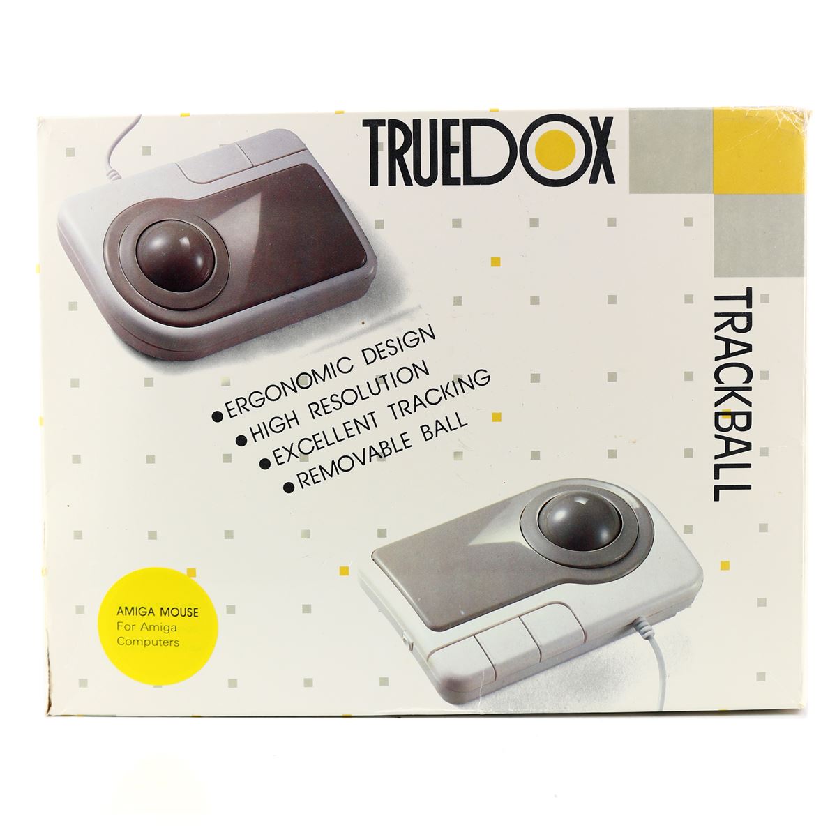 TrueDOX 300 Trackball Mus til Commodore Amiga (Ny) - WTS Retro - Køb her