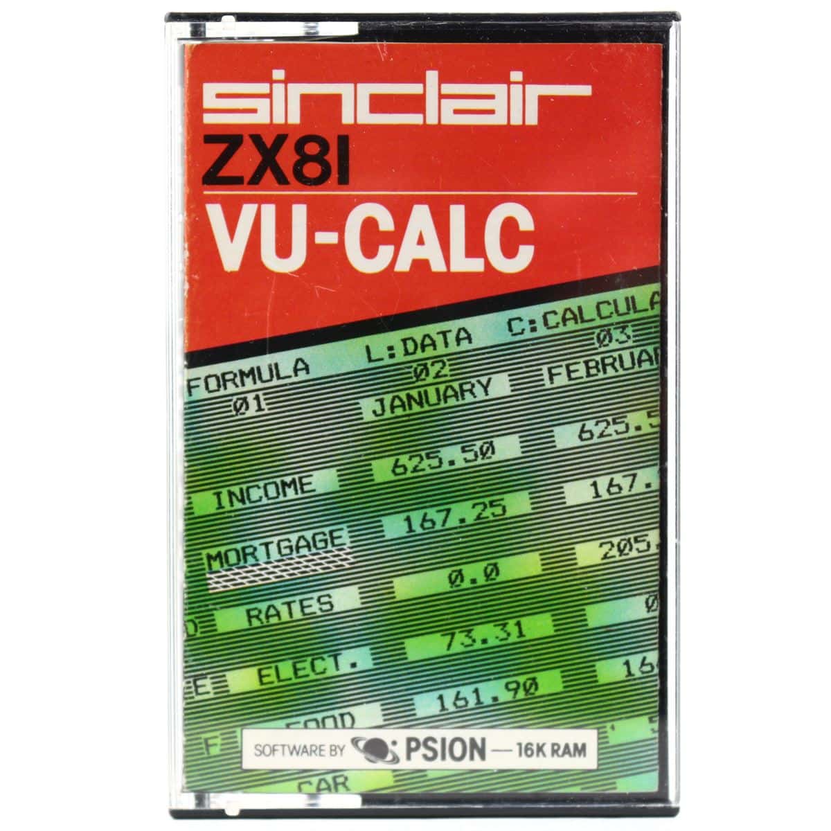 VU-CALC (Sinclair ZX81, Cassette) - WTS Retro - Køb her