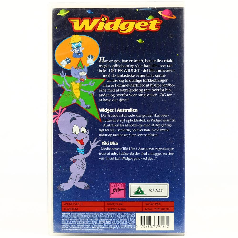 Widget vol. 3 - Widget i Australien (VHS) - WTS Retro - Køb filmen her