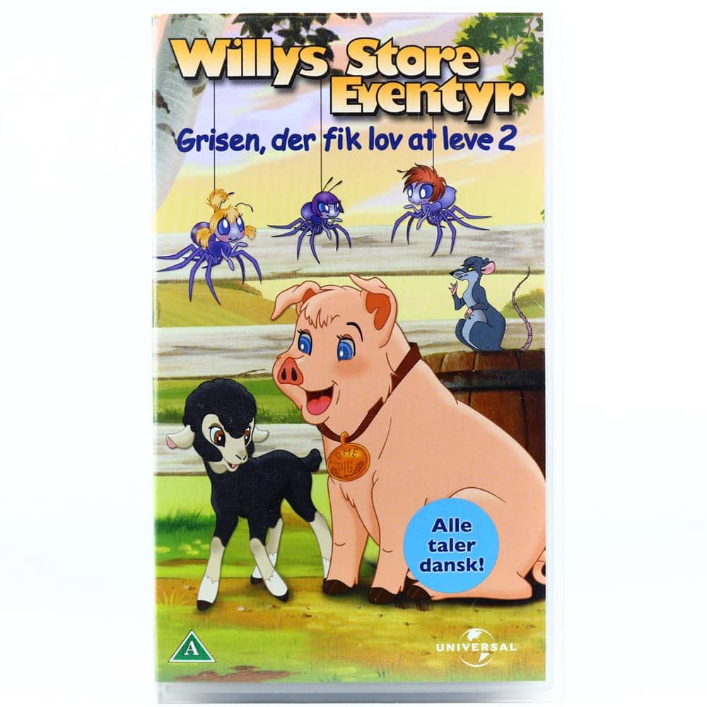 Willys Store Eventyr - Grisen, der fik lov at leve 2 (VHS) - WTS Retro ...