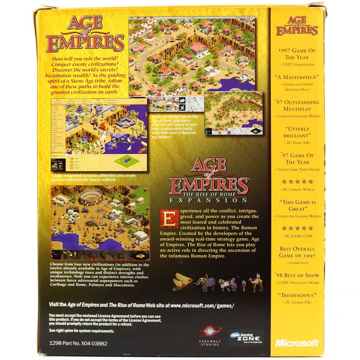 Age of Empires: Gold Edition (PC Big Box) - WTS Retro - Køb spillet her