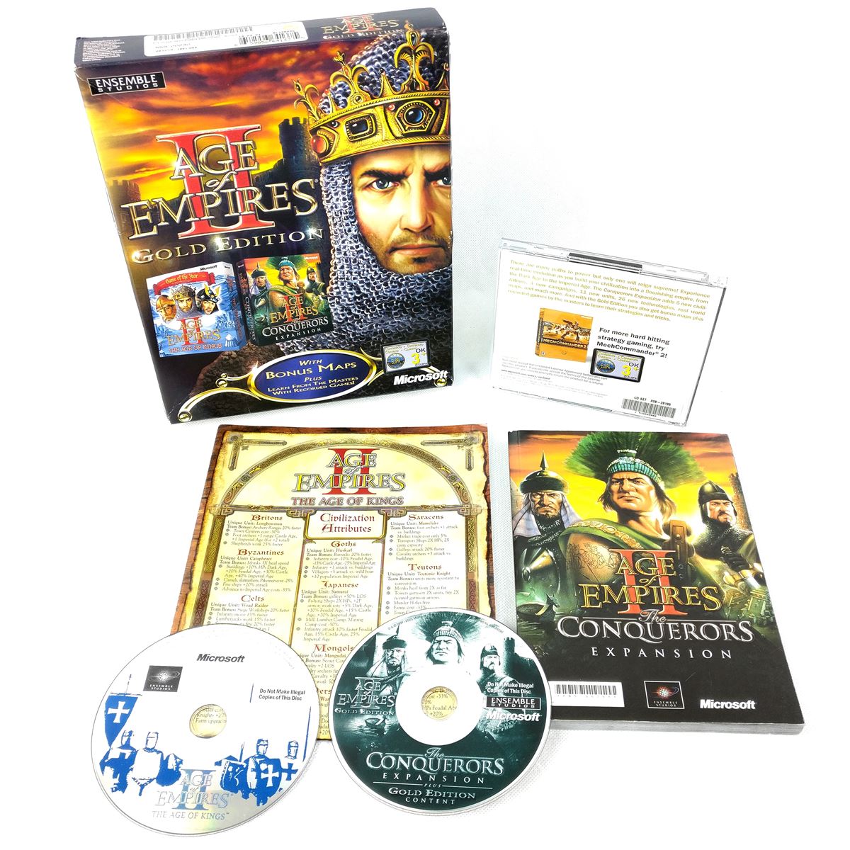 Age of Empires II: Gold Edition (PC Big Box) - WTS Retro - Køb spillet her
