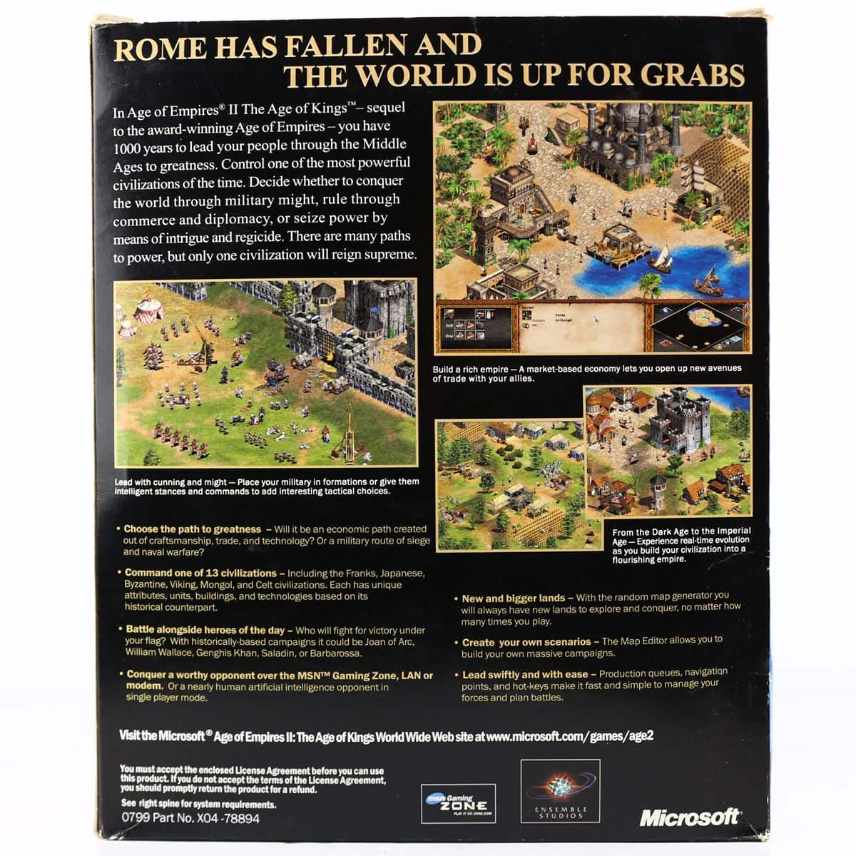 Age of Empires II: The Age of Kings (PC Big Box) - WTS Retro - Køb spillet her