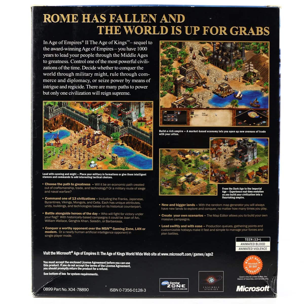 Age of Empires II: The Age of Kings (PC Big Box, USA) - WTS Retro - Køb spillet her