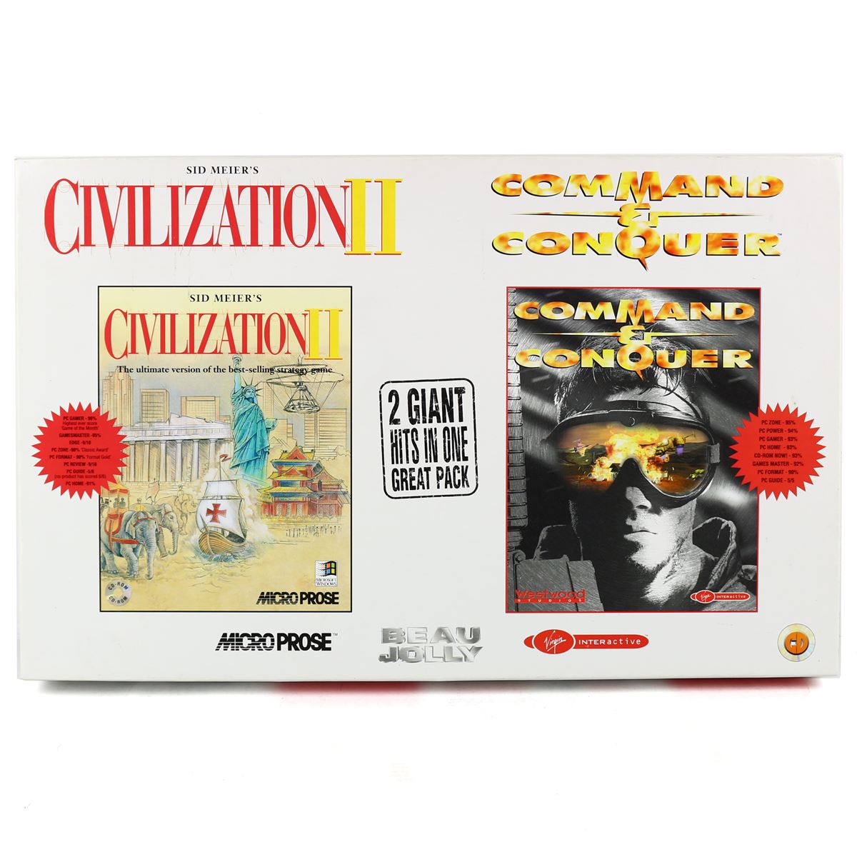 Civilization II / Command & Conquer (PC Big Box) - WTS Retro - Køb ...