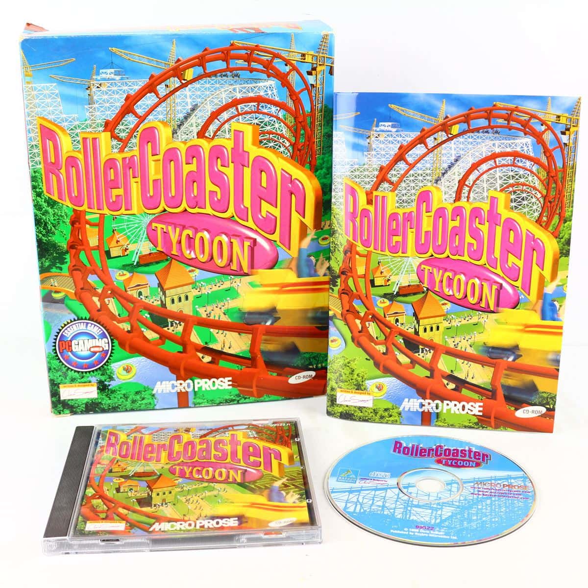 RollerCoaster Tycoon (PC Big Box) - WTS Retro - Køb spillet her